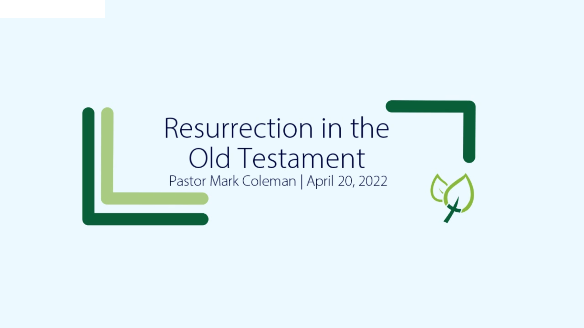 Resurrection in the Old Testament – New Life Baptist Church